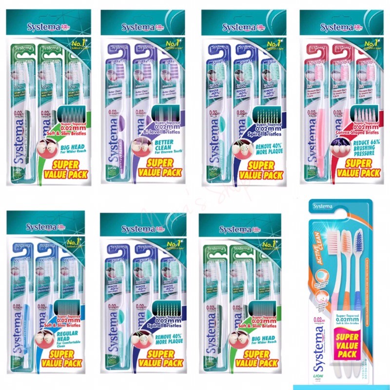 Systema Soft Toothbrush Super 【Value Pack】 | Shopee Malaysia