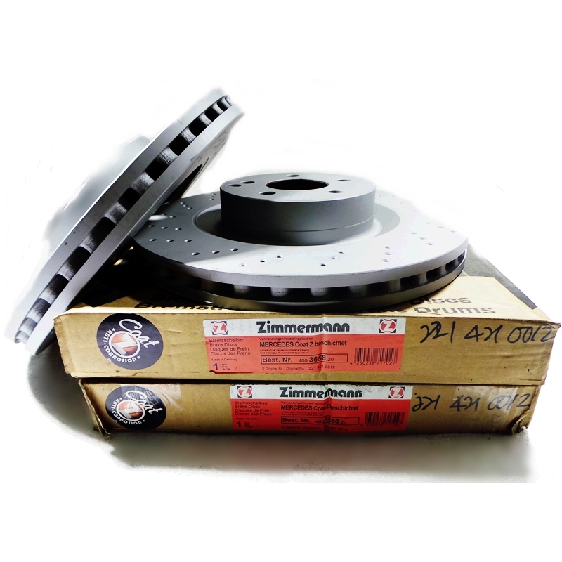 Brake disc front Mercedes W221 / W211 /CL 500 OEM (1 Pair) | Shopee ...