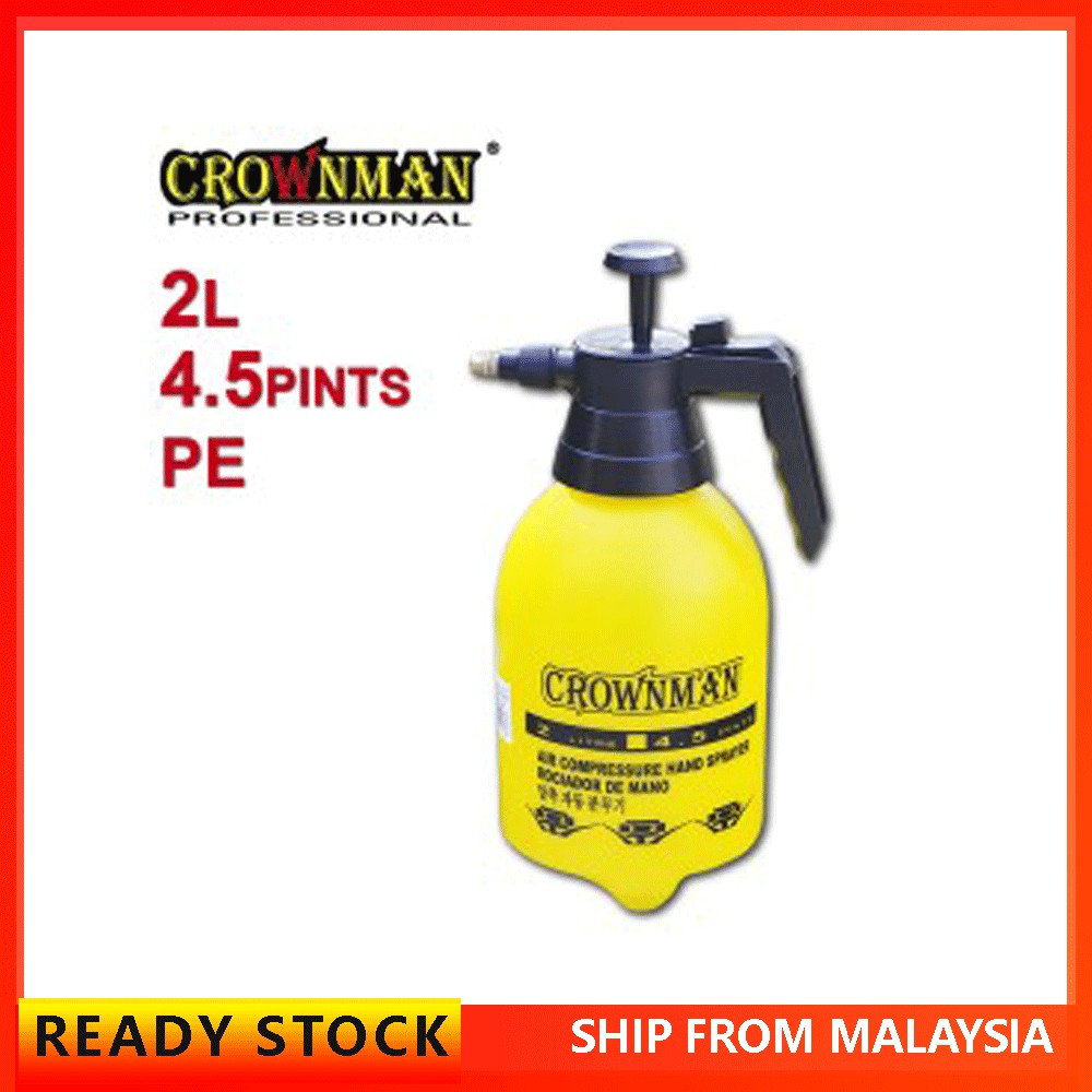 Crownman 2 Liter Multi-purpose Pressure Hard Pump Sprayer Gradening ...