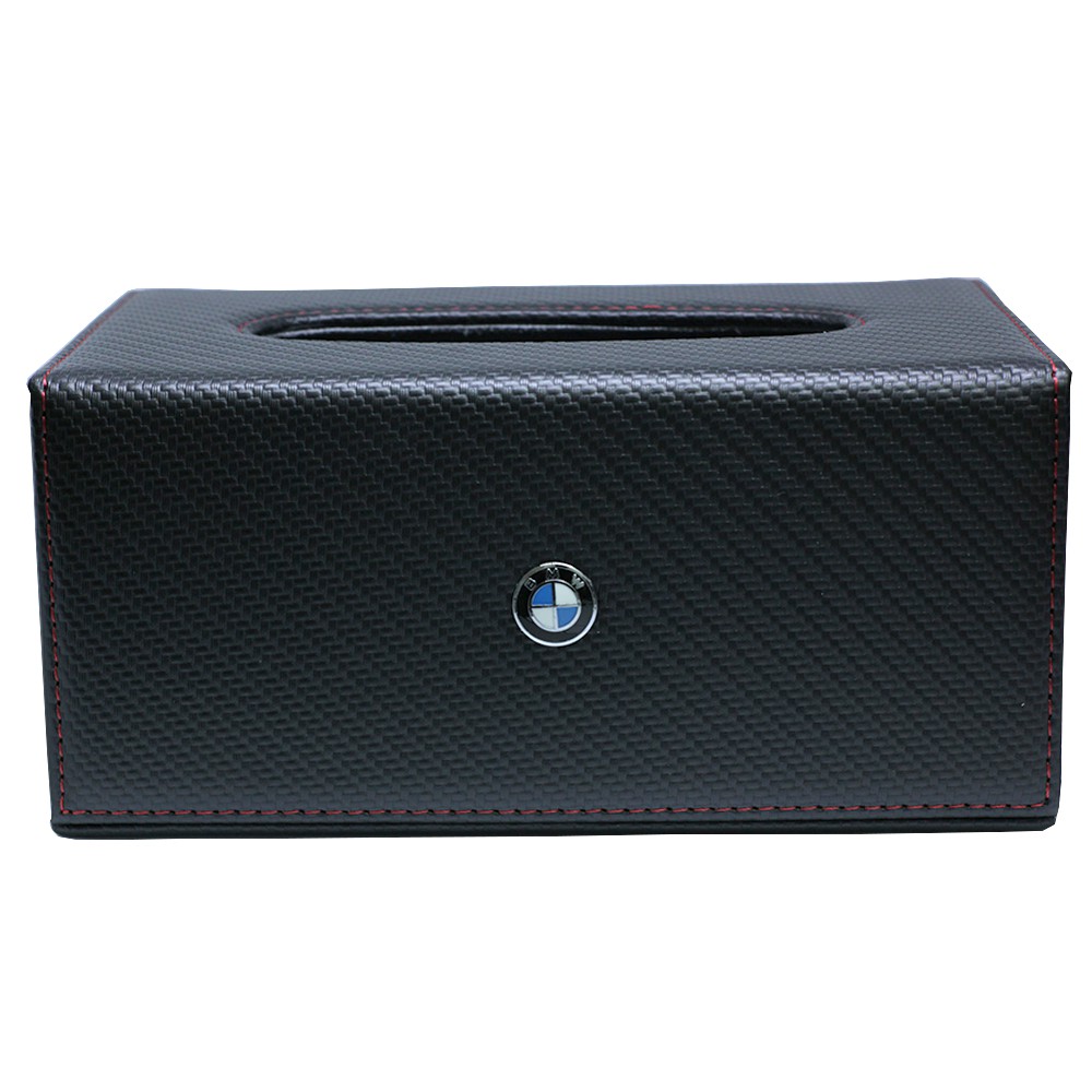 BMW Logo Premium Carbon Look Leather Tissue Box ( BIG ) | Shopee Malaysia