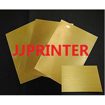 Inkjet A4 / A3 Gold Brushed Texture PVC Vinyl Stickers (25 pcs ...