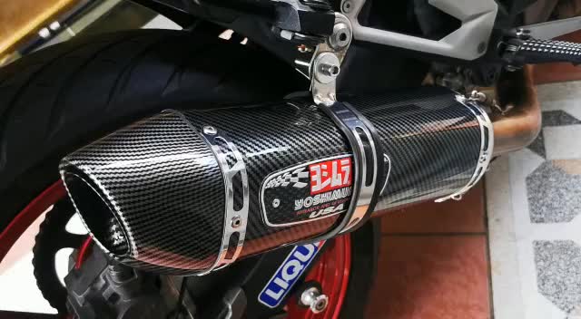 Motorcycle Yoshimura r77 Exhaust Muffler Only DB Killer Universal clear ...
