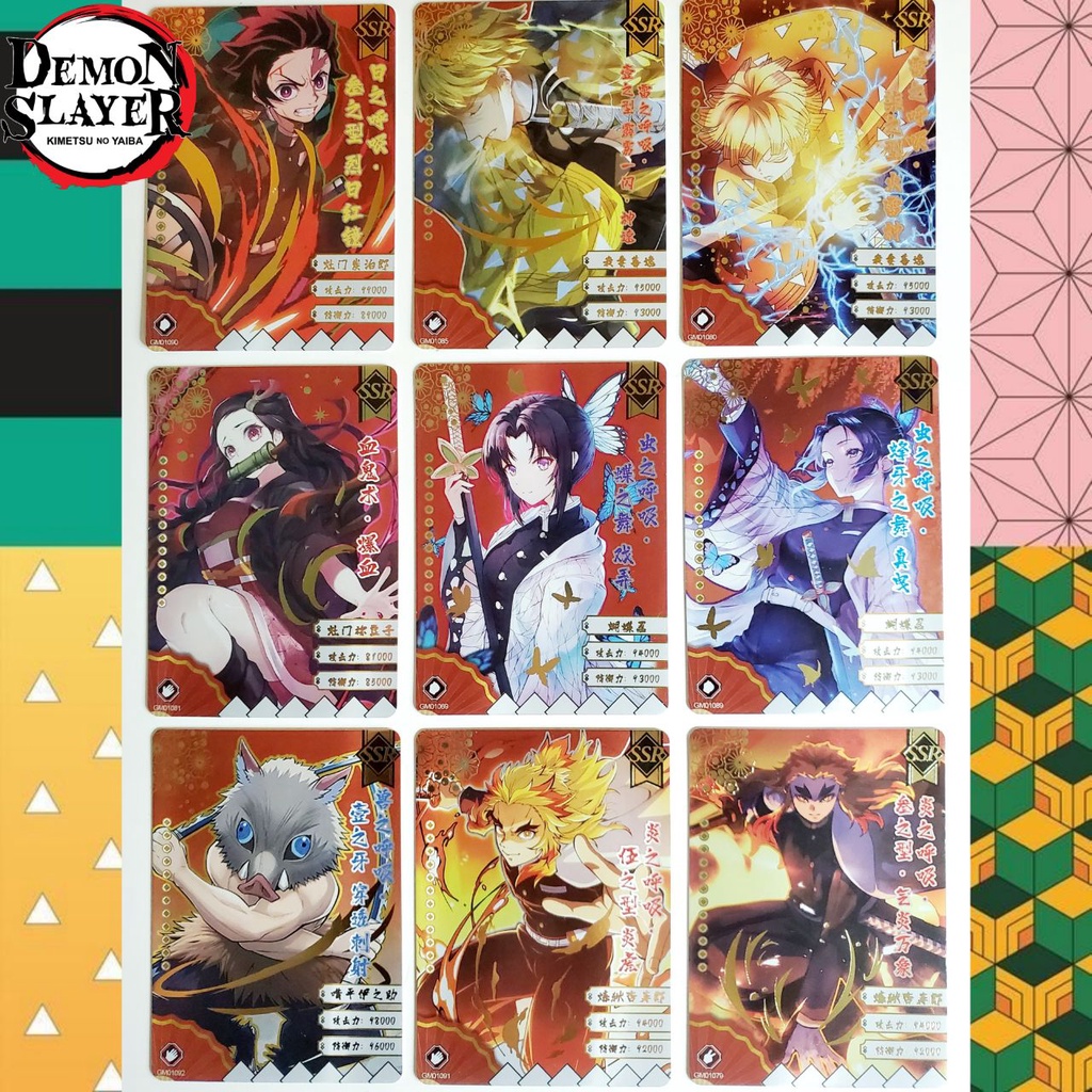 🌈READY STOCK🌈SSR 👺 Anime Demon Slayer Collection Cards | Shopee Malaysia