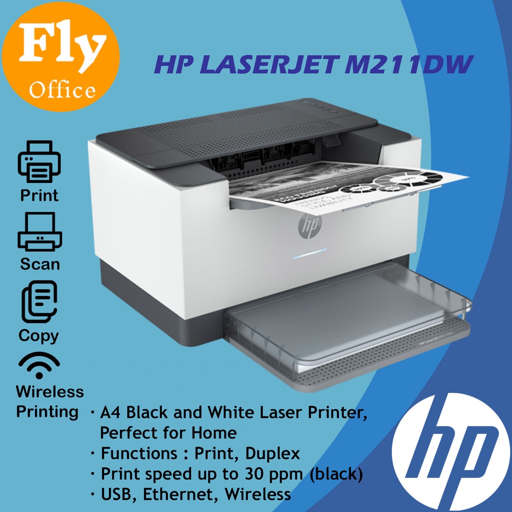 HP LaserJet M211dw Printer | A4 Black and White Laser Printer, Perfect ...