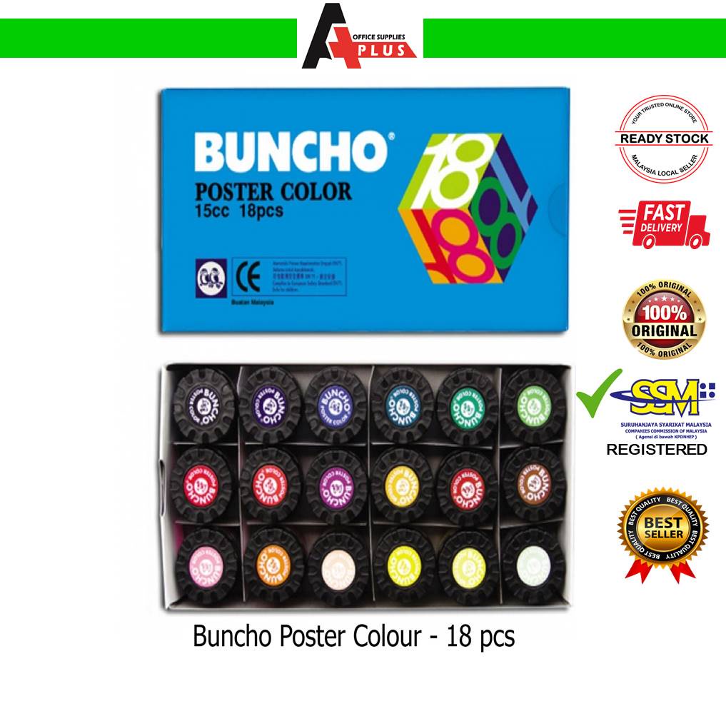 BUNCHO Poster Colour / Warna Poster | Shopee Malaysia