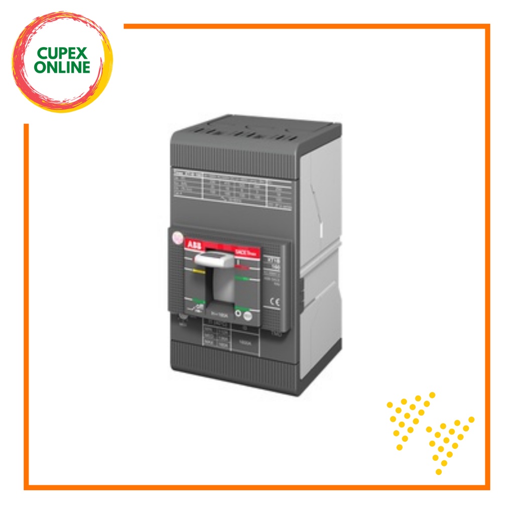 ABB XT1C 160 MCCB 160A 32-450A/50-500A/63-630A/125-1250A/160-1600A 3P ...