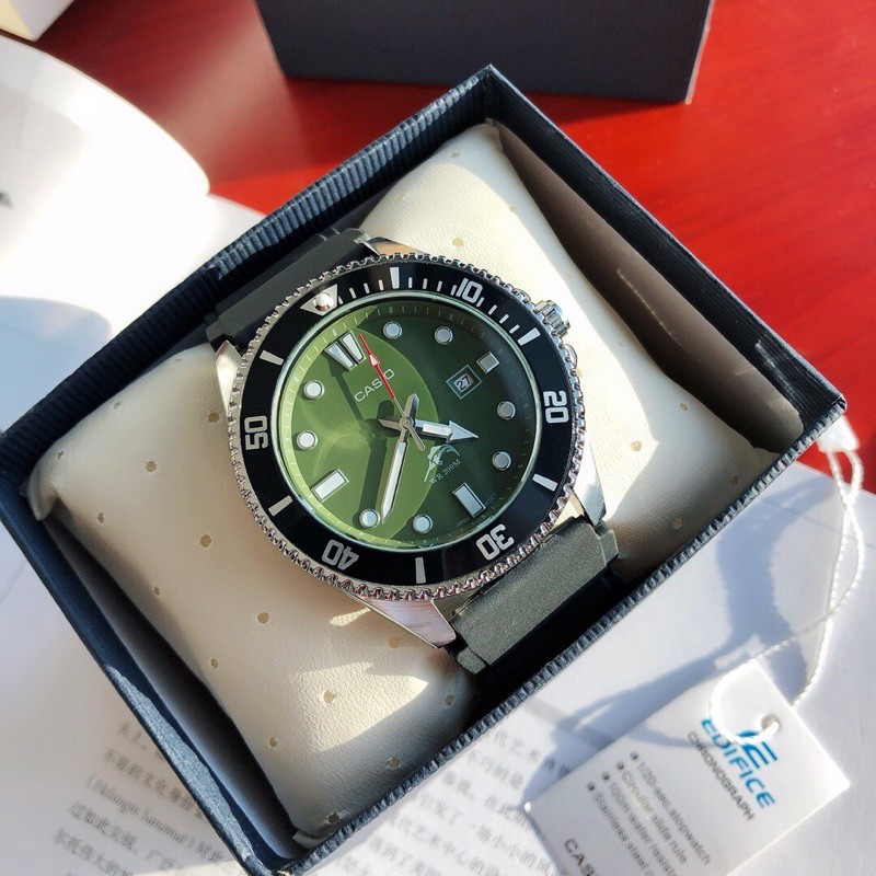 🔥HOT ITEM🔥 CASIO MEN'S MDV106-1AV 200M DURO ANALOG WATCH, GREEN HULK ...