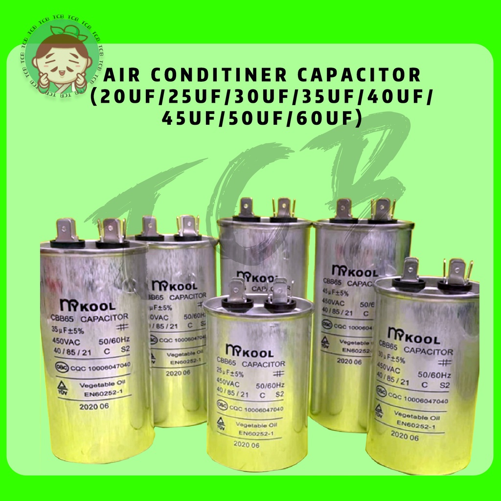 *Germany Standard* Air Cond Running Capacitor CBB65 (20UF / 25UF / 30UF ...