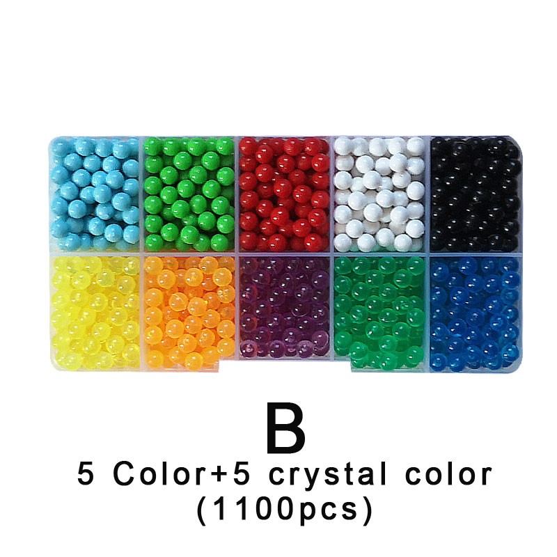 Magic Water Sticky Beads Children 10colors/Set 1100pcs Crystal Color ...