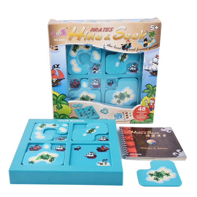 Children 's Toys Puzzle Pirate Hide And Seek Smart Games Lookalike ...