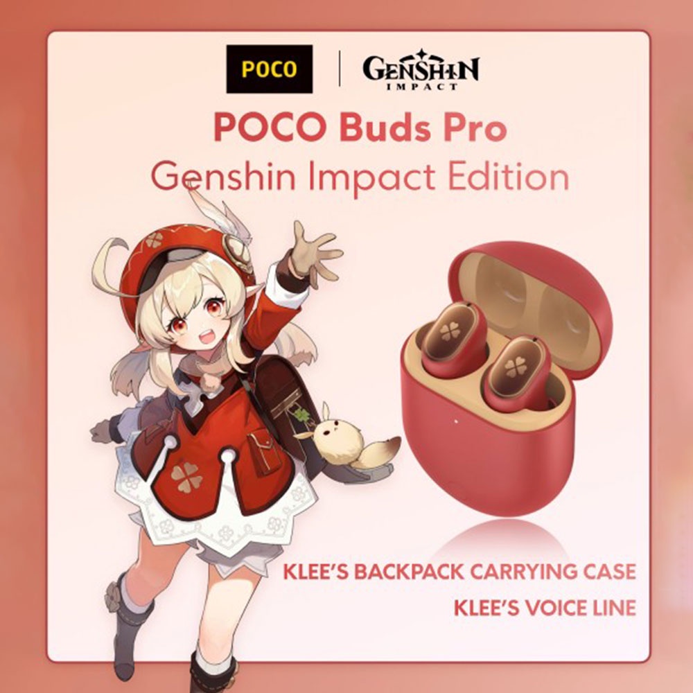 (Ready Stock KL) POCO Buds Pro Genshin Impact Klee Global English ...