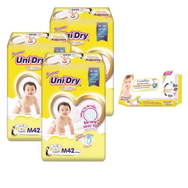 (Giveaway) Combo of 3 packs of Unidry diapers, new model S48/M42/L38 ...