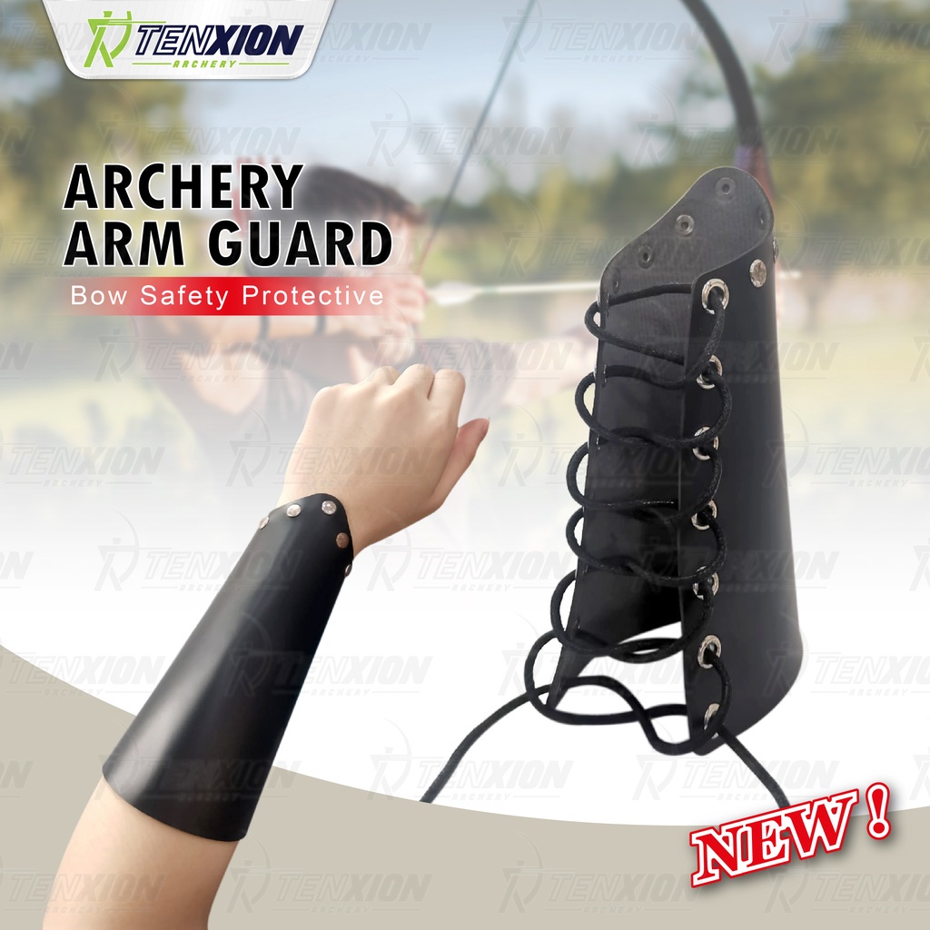 TenXion Archery High Quality Leather PU Arm Guard Pelindung Lengan ...