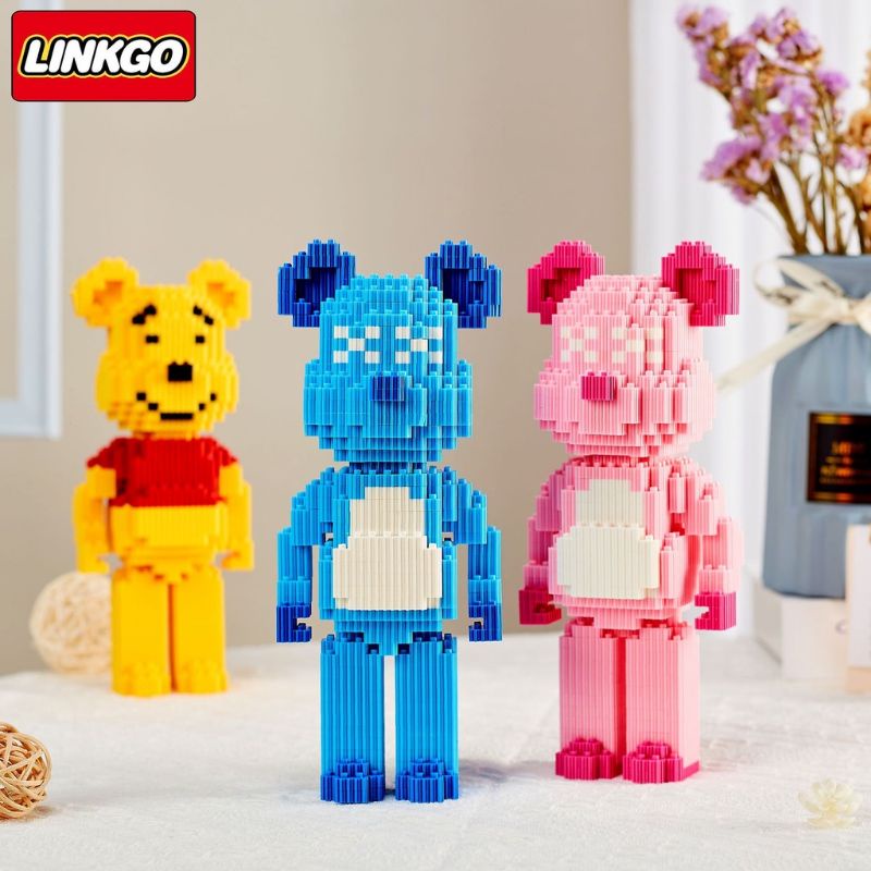 Linkgo Brickbear Connection Building Block(686 pcs) | Shopee Malaysia