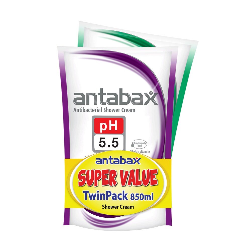 ANTABAX Antibacterial Shower Cream 850ML x2 | Shopee Malaysia