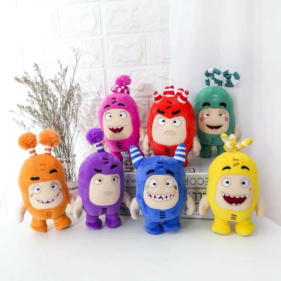 Oddbods 18cm Plush Soft Cuddly Toy Newt Bubbles Pogo Zee Jeff Fuse ...