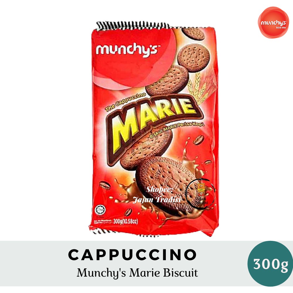 MUNCHY'S MARIE BISCUIT (ORIGINAL/ CAPPUCCINO) [300G] | Shopee Malaysia