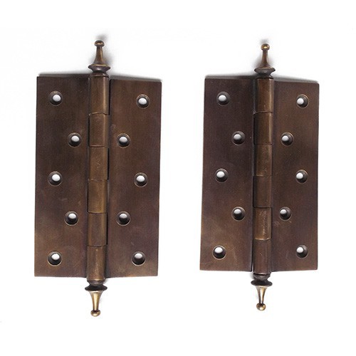 KAYU 5" Wooden Door Hinges With Joglo House Brass/Solid Brass Door ...