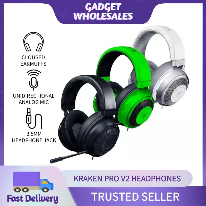 Kraken V2 Pro Wired Gaming Headset with Haptic Technology | Shopee Malaysia
