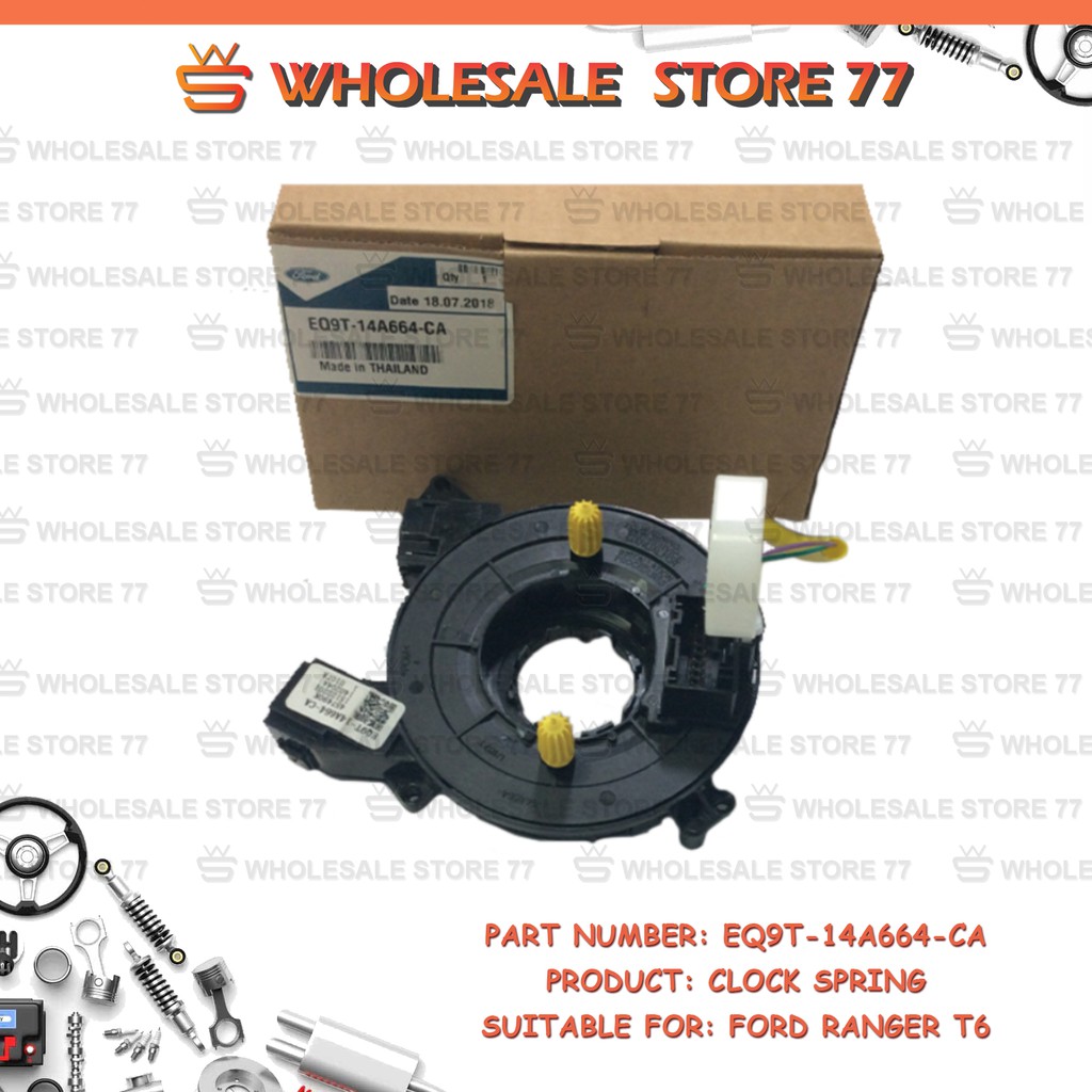 EQ9T-14A664-CA Clock Spring Ford Ranger T6 Air Bag Horn, Spiral Cable ...