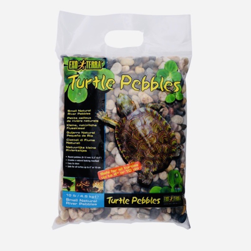 TURTLE PEBBLES NATURAL RIVER gravel Exo Terra Reptile Turtle rock stone ...