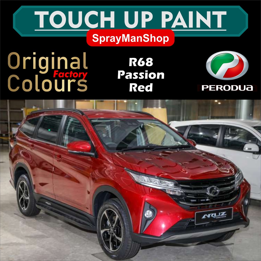 Perodua Aruz Touch Up Pen Original Factory Colour 2in1 (17ml) Pen And ...