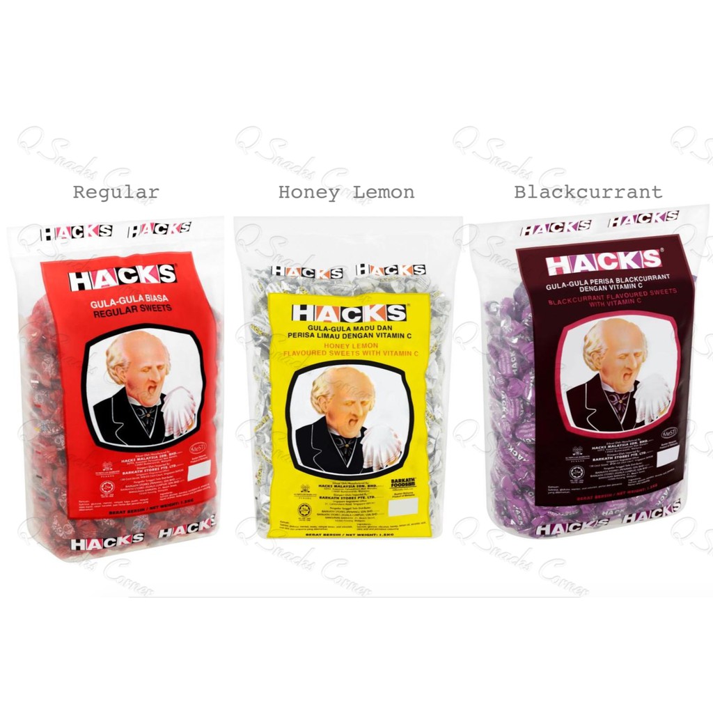 HACKS Sweet （ Regular / Honey Lemon / Blackcurrant- 1.5kg ） | Shopee ...