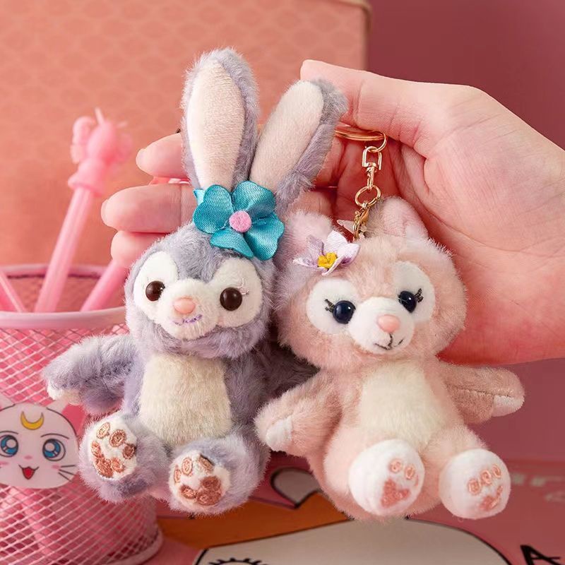 星黛露玲娜贝儿公仔挂件钥匙扣Disney Plush Toy Stella lou Rabbit Doll Keychain Renabile ...