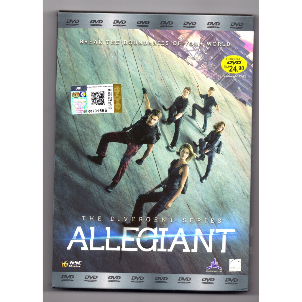 ALLEGIANT (DVD ORIGINAL) | Shopee Malaysia
