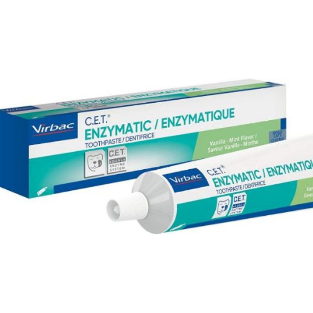 Virbac C.E.T Enzymatic Toothpaste for Dogs and Cats 70g (Vanilla Mint ...