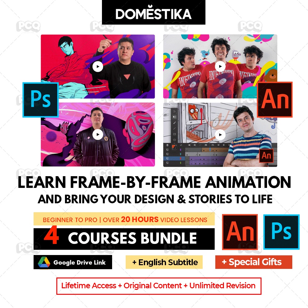 Bundle Course-Learn Animation With Photoshop/Adobe Animate From Scratch ...