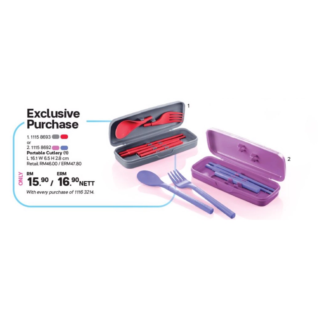 🔥READY STOCK🔥 Tupperware Cutlery Set (1) | Shopee Malaysia