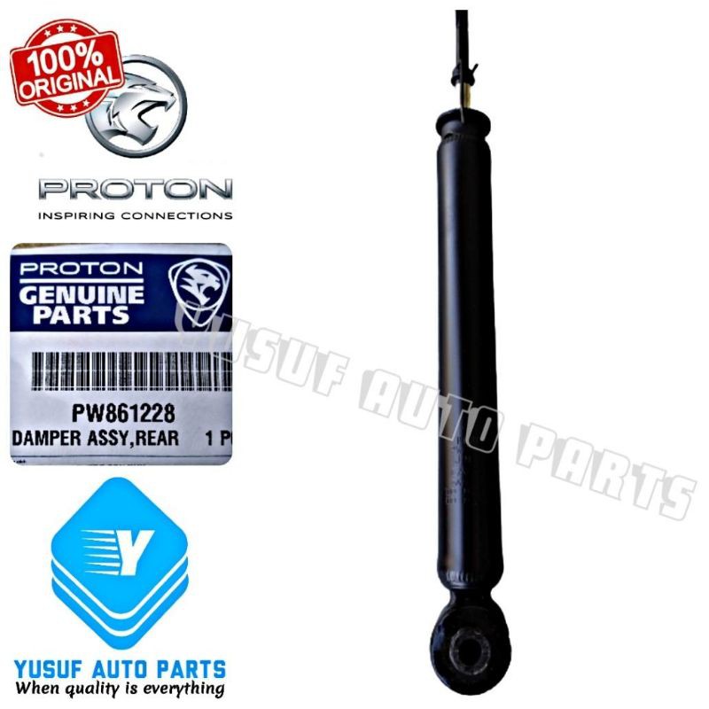 Rear Shock Absorber (1 pc) - 100% ORIGINAL Proton (PW925696) Saga BLM ...