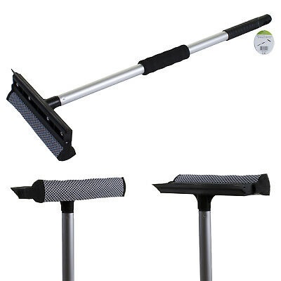 Telescopic Extendable Window Cleaner Sponge and Squeegee/Long Handle ...