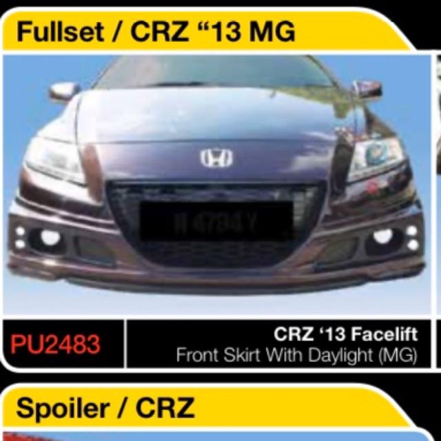 Honda CR-Z Crz ZF2 2013 2014 2015 2016 facelift mugen bodykit body kit ...
