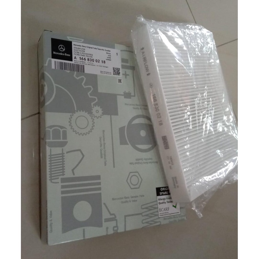 1668300218 AIR COND CABIN FILTER OUTER W166 W205 W213 W253 | Shopee ...