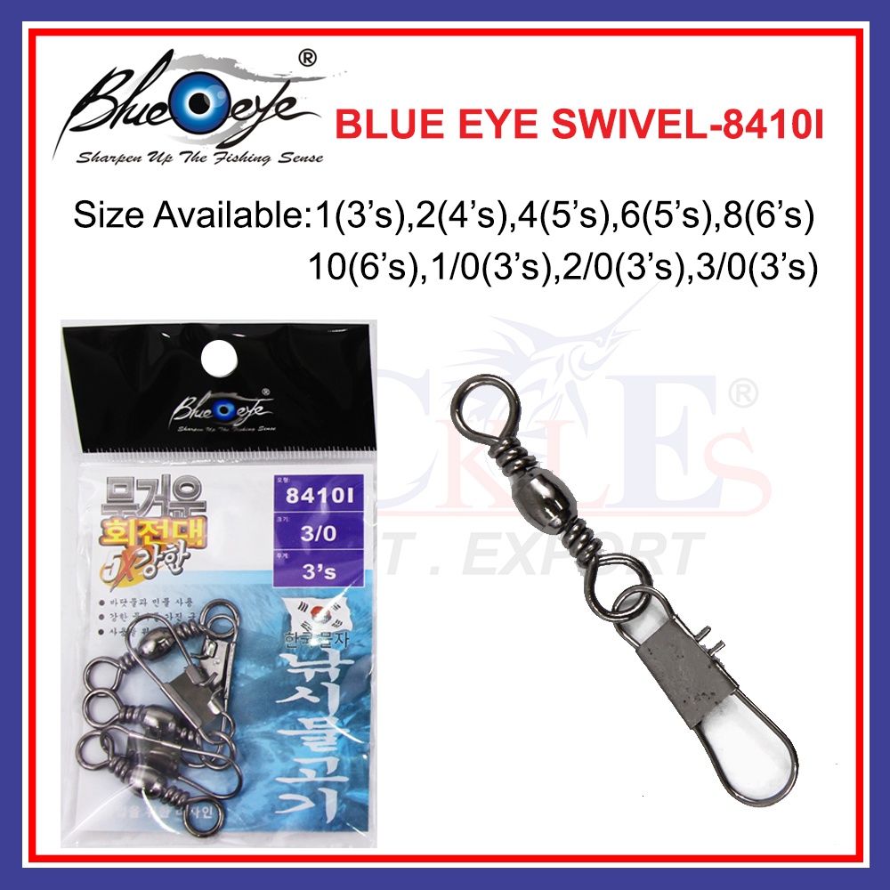 Blue Eye Swivel 8410I Fishing Swivel | Shopee Malaysia