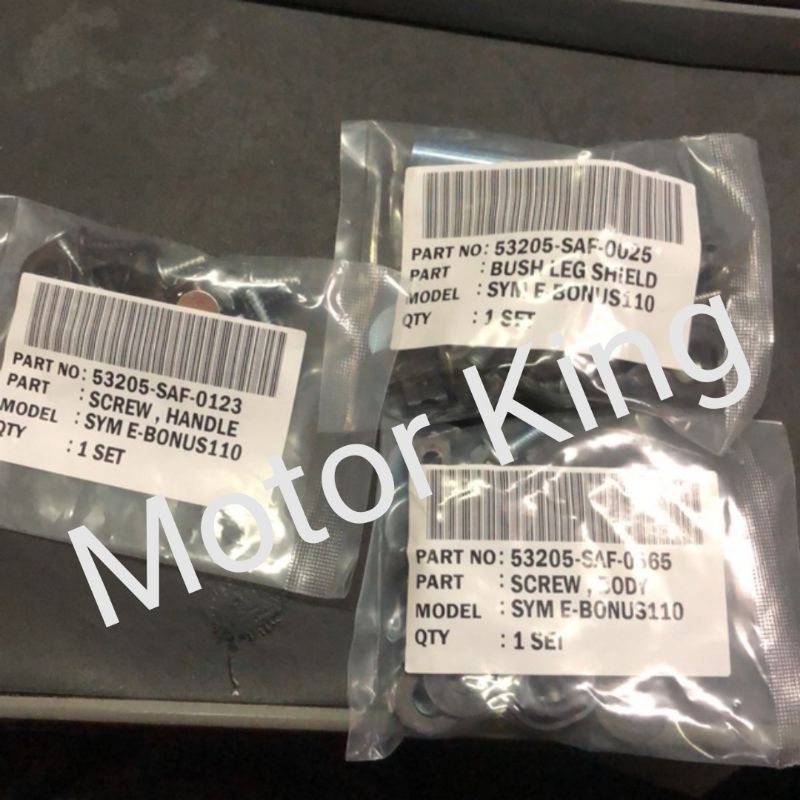 Body Screw Skru Cover Set SYM E Bonus 110 Complete Set | Shopee Malaysia