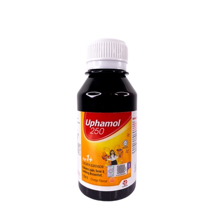 (KKM APPROVED) Paracetamol Syrup 100ml/60ml for relieves pain & fever ...