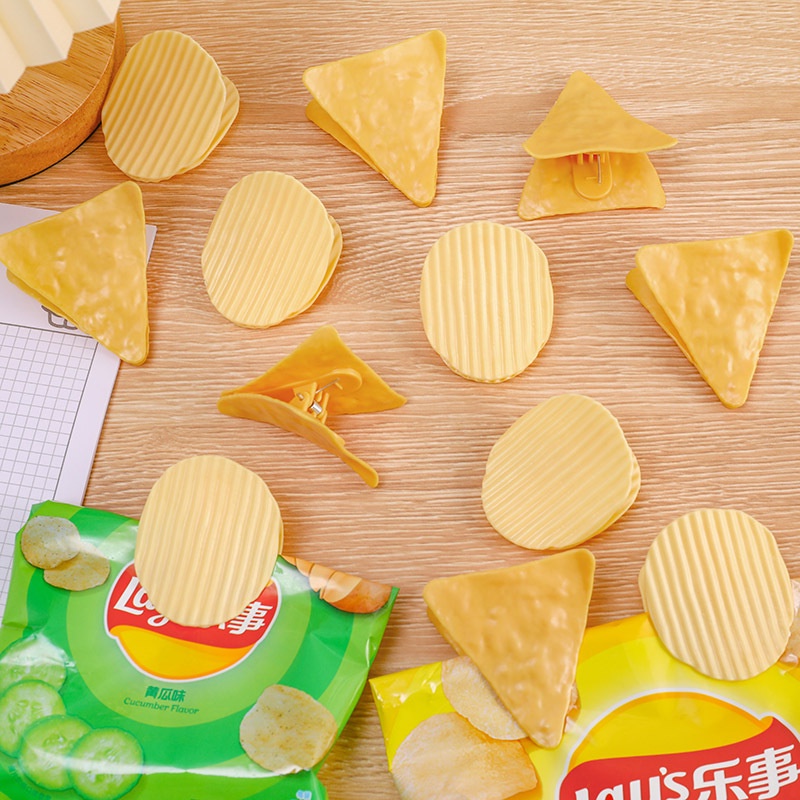 Creative Potato Chip Clip Folder Snack Bag Sealing Clip Office Bill ...