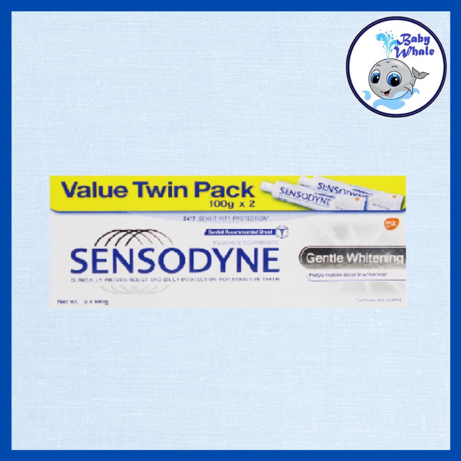 Sensodyne Toothpaste Gentle Whitening Twin Pack (2 x 100g) EXP;06/2026 ...