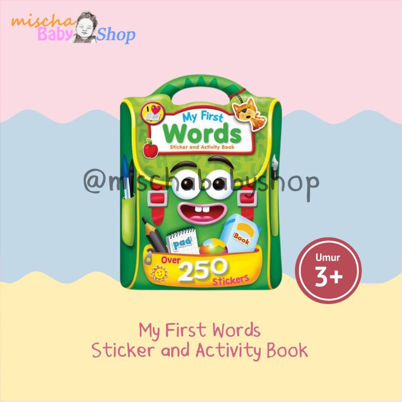 My First Words Sticker and Activities Book over 250 stickers | Shopee ...