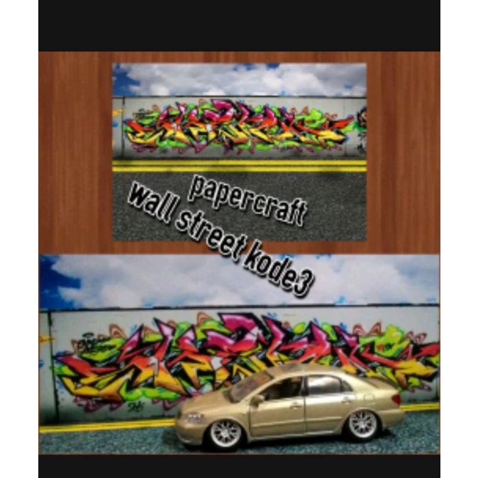 Diorama papercraft wall street code 3 Diorama Kinsmart | Shopee Malaysia