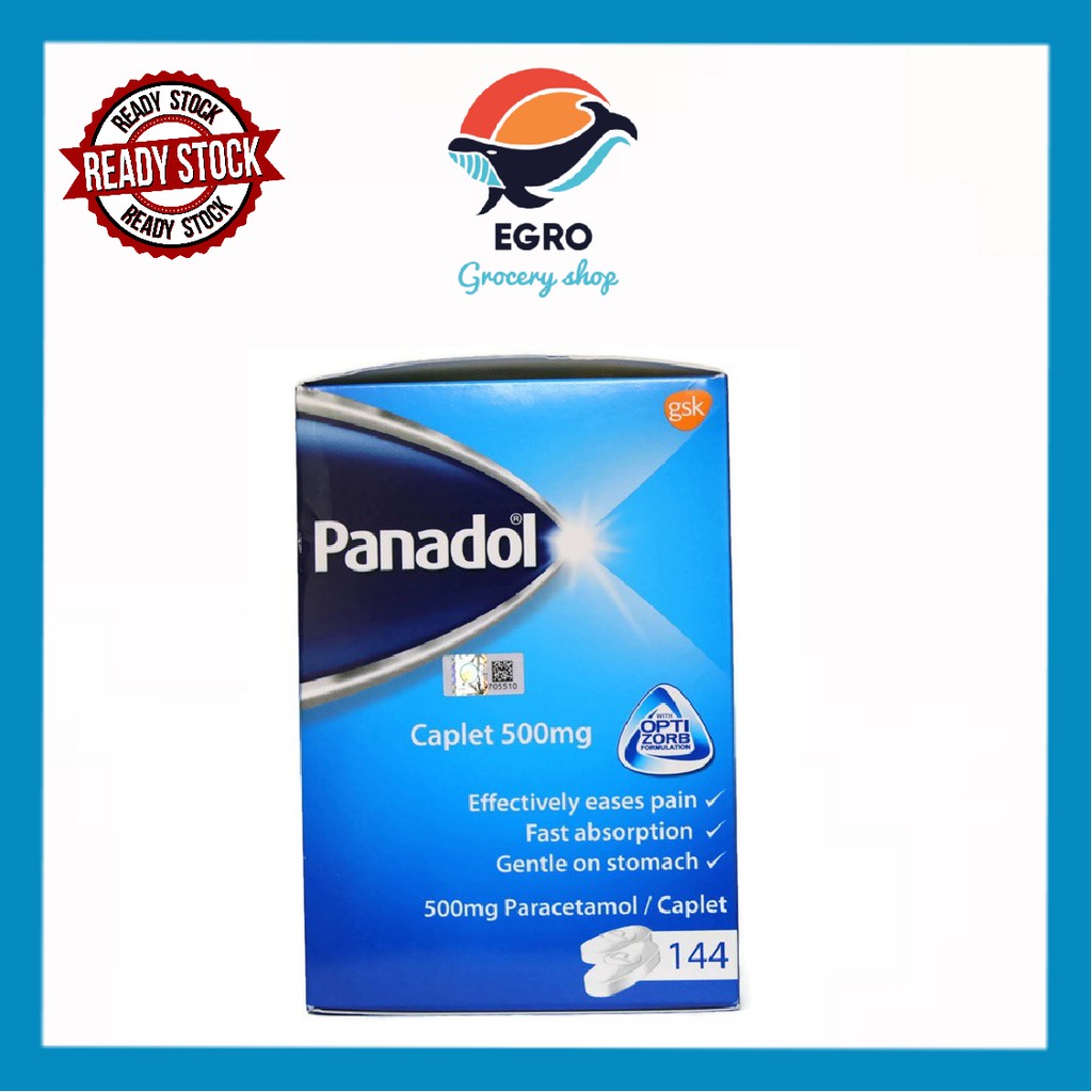 PANADOL CAPLET 500mg 144 TABLETS/BOX | Shopee Malaysia