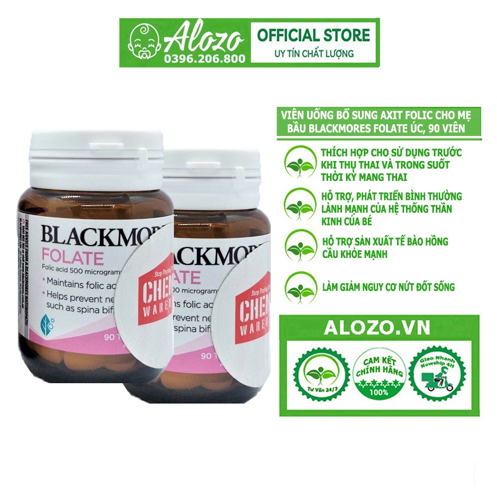 Blackmores Folate Folic Acid Supplement for Pregnant Mothers Australia ...