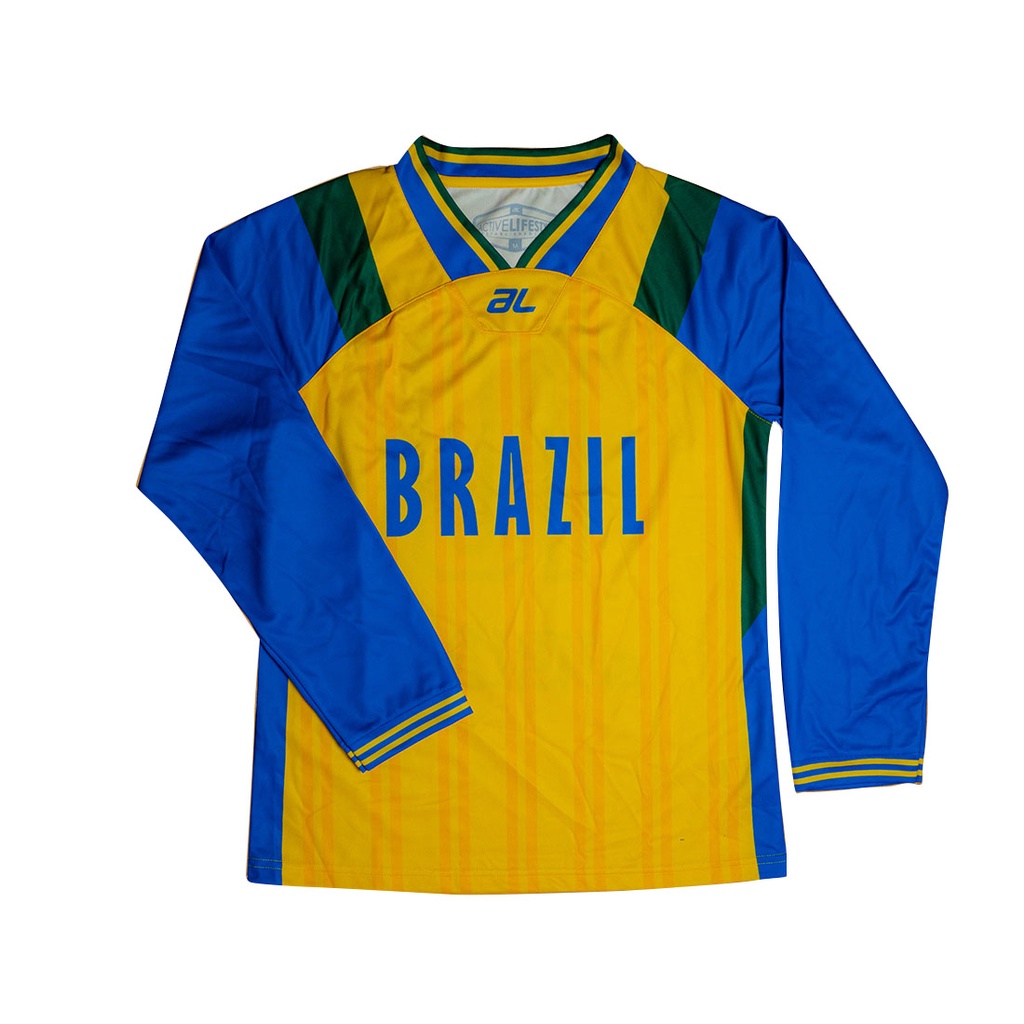 AL BRAZIL 22 WOMEN'S FANS JERSEY YELLOW | Shopee Malaysia