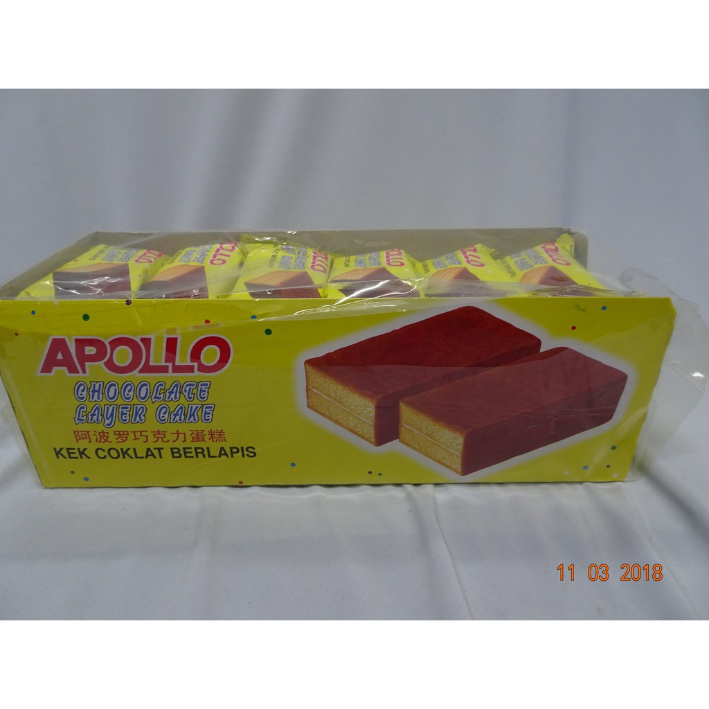 Apollo Chocolate Layer Cake (24 Pcs) | Shopee Malaysia