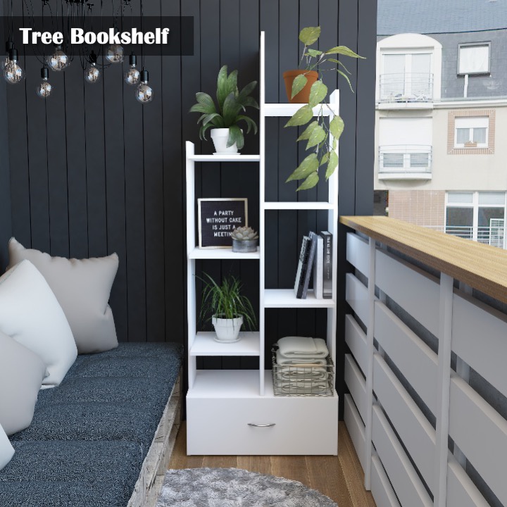 WONDERFUL Furniture 2 Row Multipurpose Bookshelf Bookcase Display Rack ...