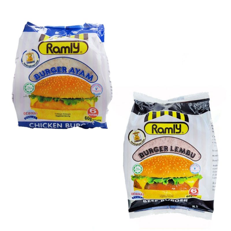 ( Self Pick Up / Delivery Only ) Ramly Burger 360g ( Chicken / Beef ...