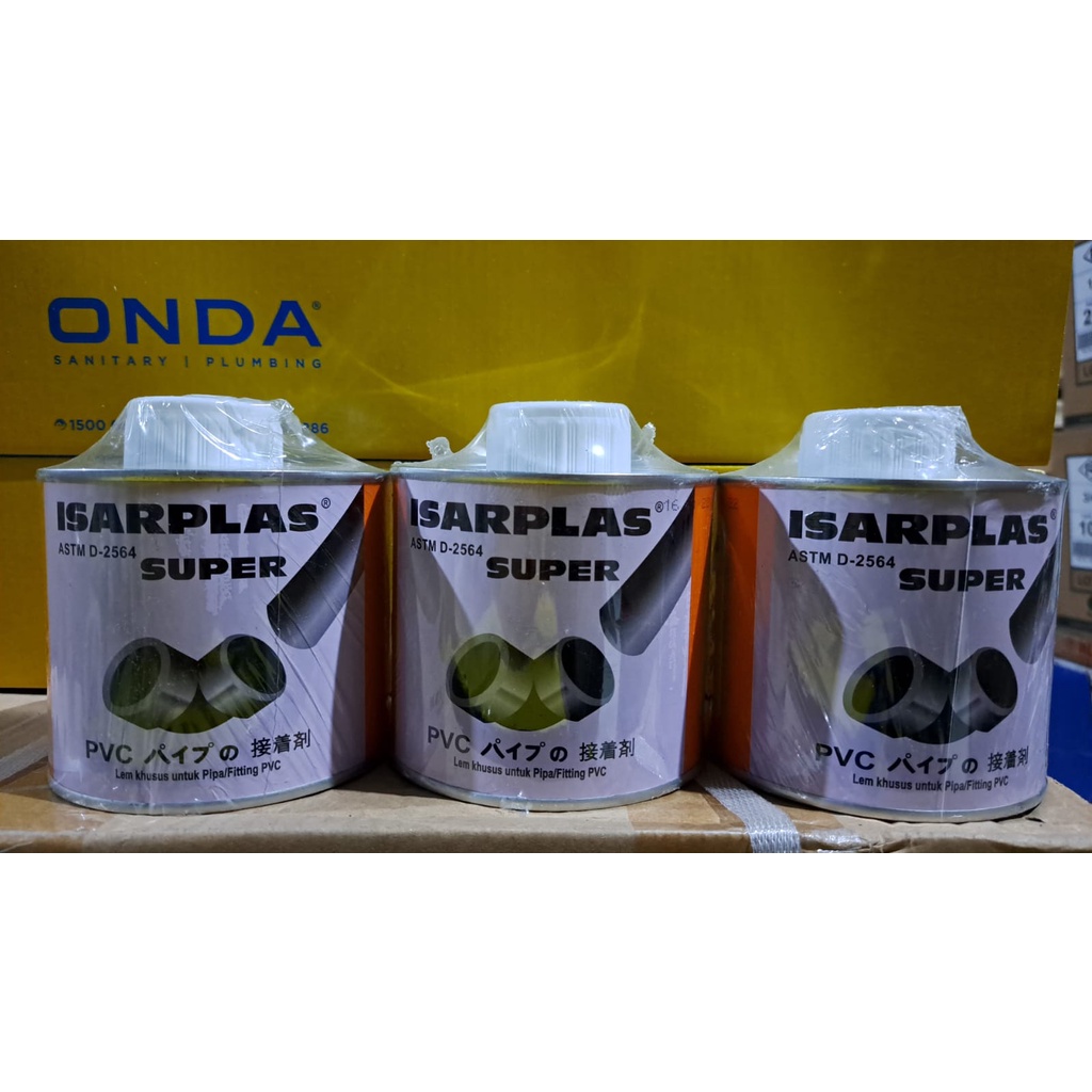 Original ISARPLAS PVC Glue 400 Gr (Can Packaging) | Shopee Malaysia